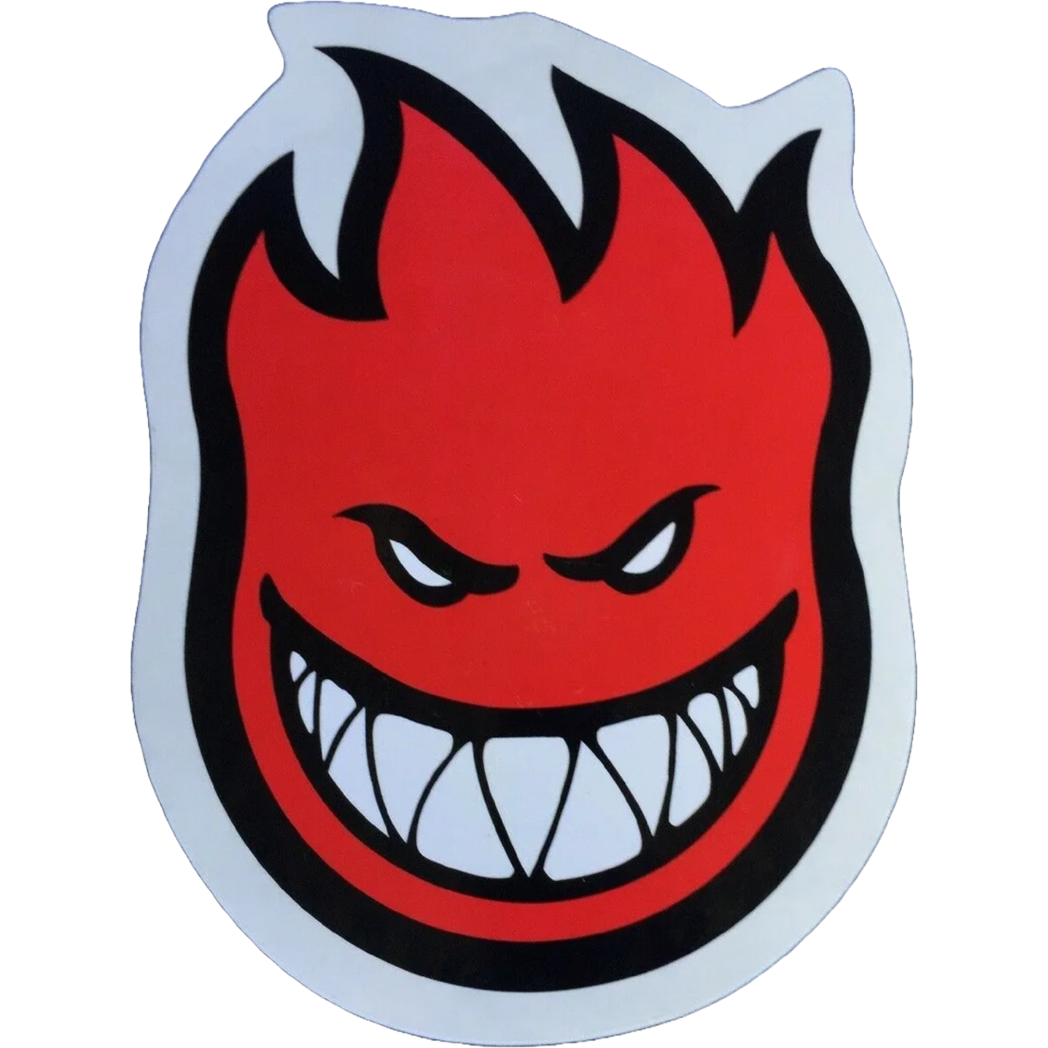 Spitfire Savie 8" Sticker Orange // HAVØK // Northwest Indiana Skate Shop