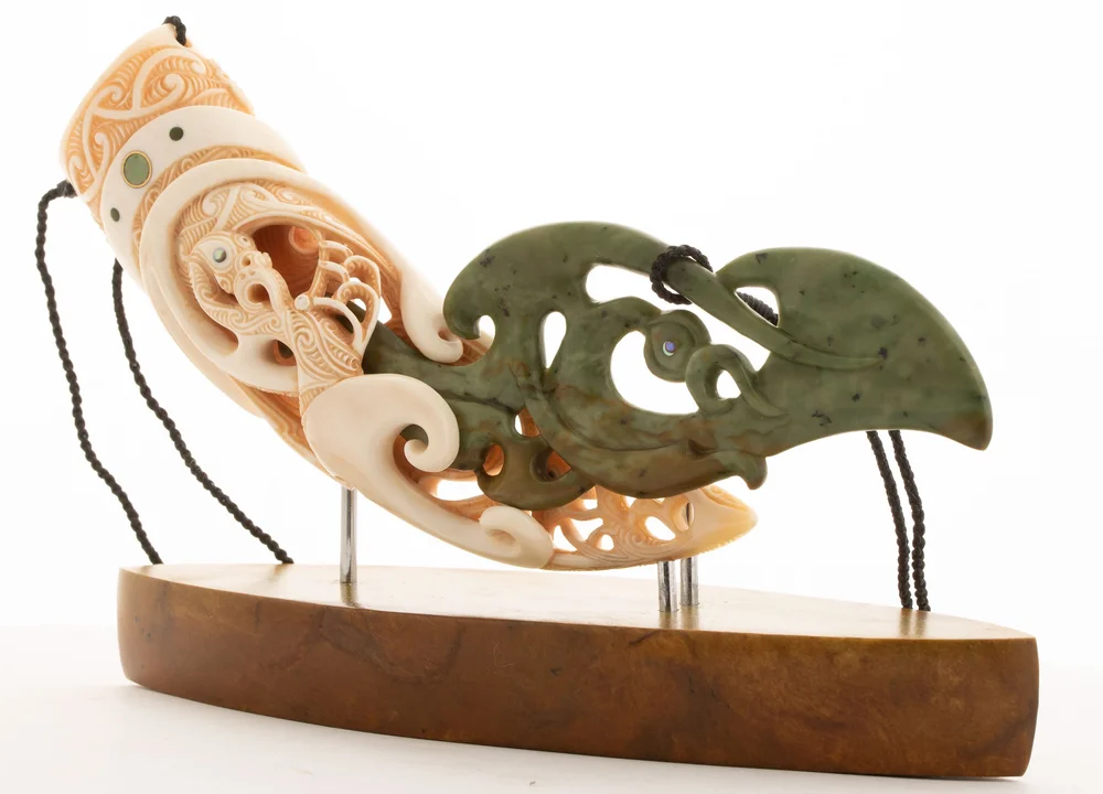 New Zealand Bone and Stone Carvings