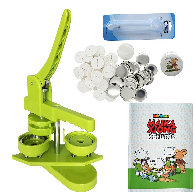 DC-109 button maker sales package — MK-Bear
