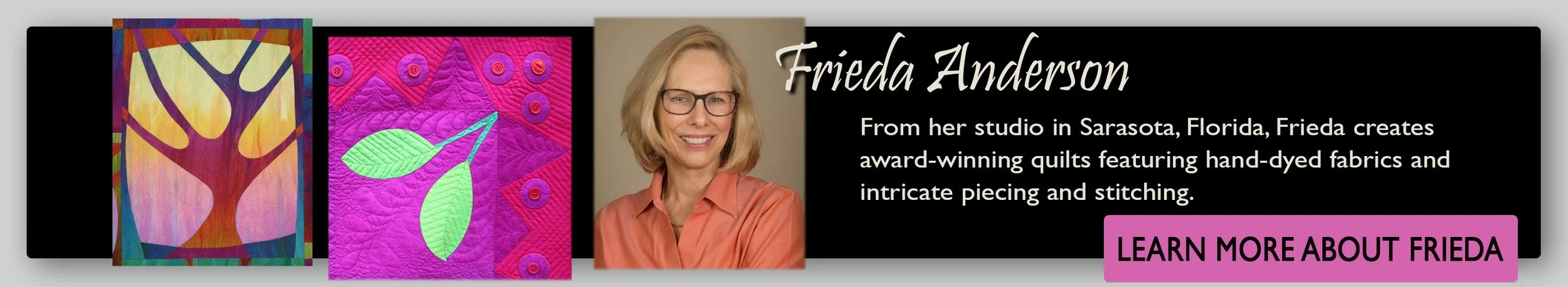 Artwork by Frieda Anderson — Gallery of Textile Art -- SAQA Florida