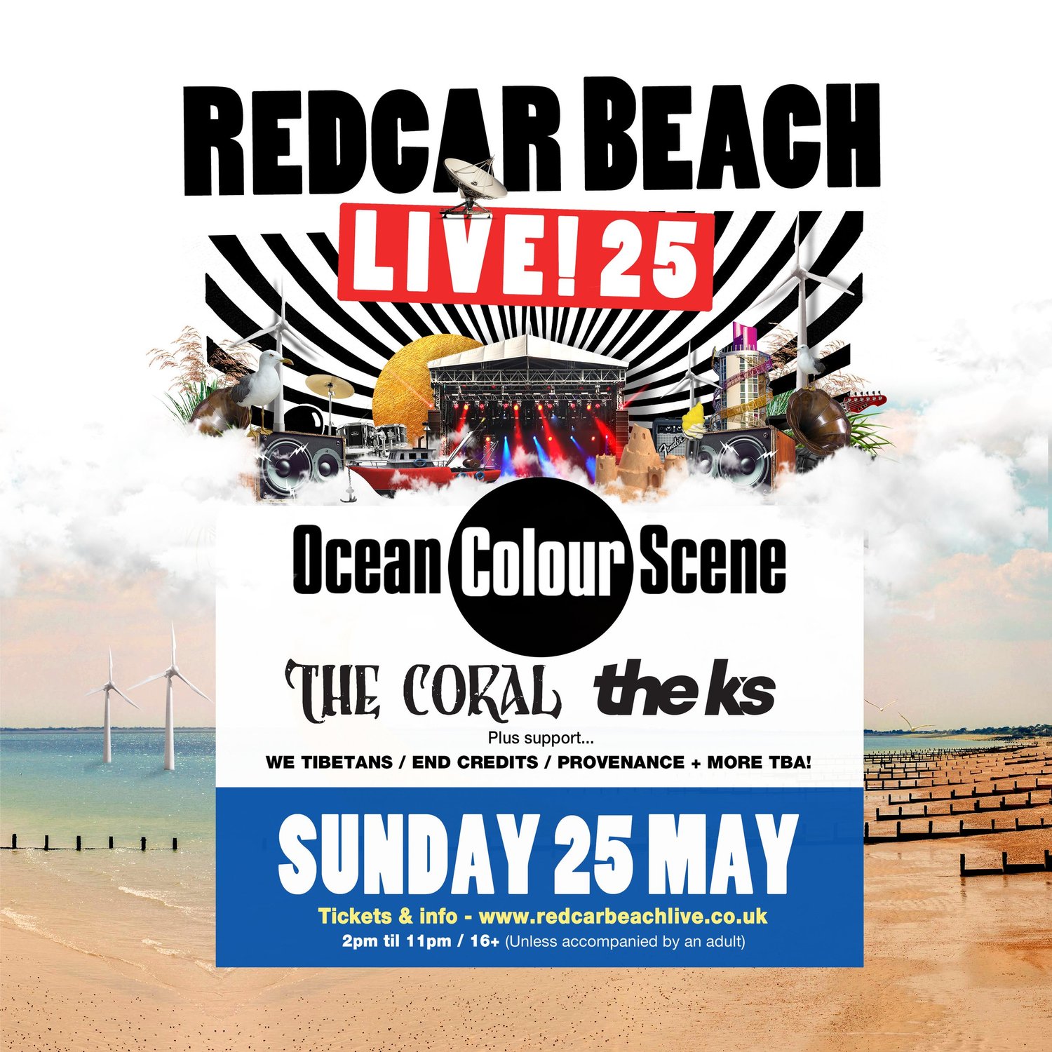 Redcar Beach Live 2025