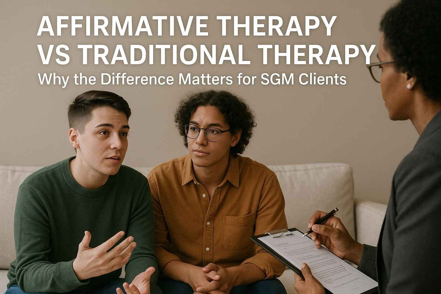 Affirmative Therapy vs Traditional Therapy: Why the Difference Matters ...