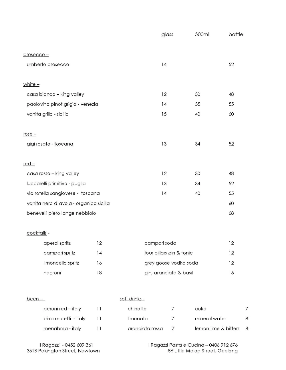 I Ragazzi — I Ragazzi