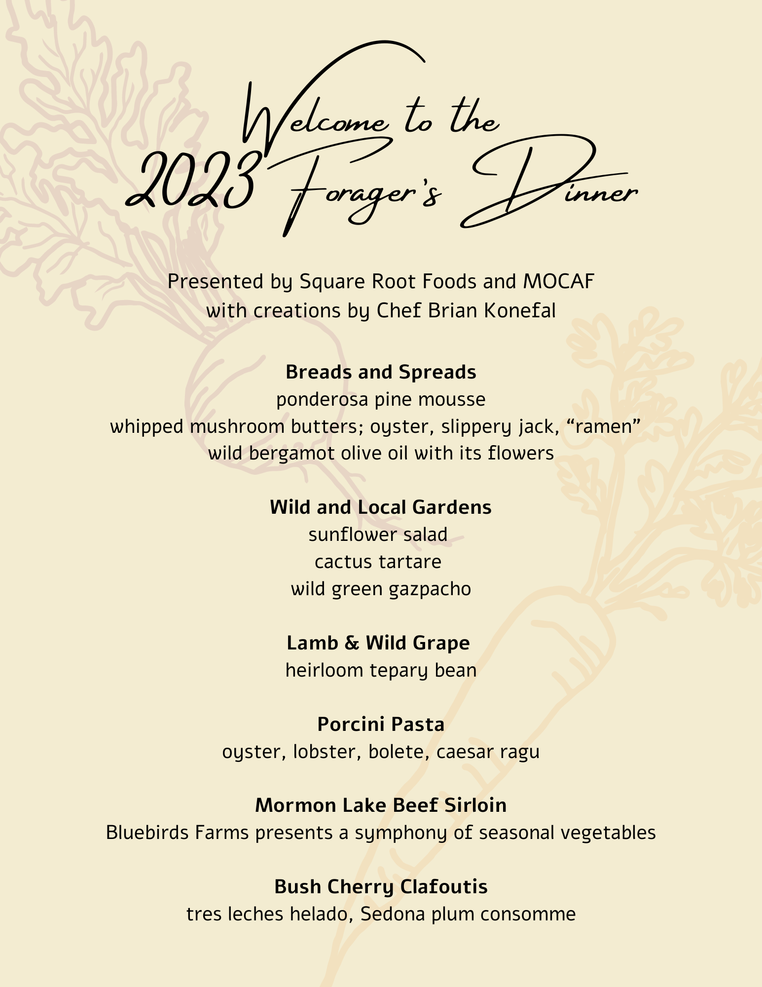 Custom Menus — Square Root Foods Catering