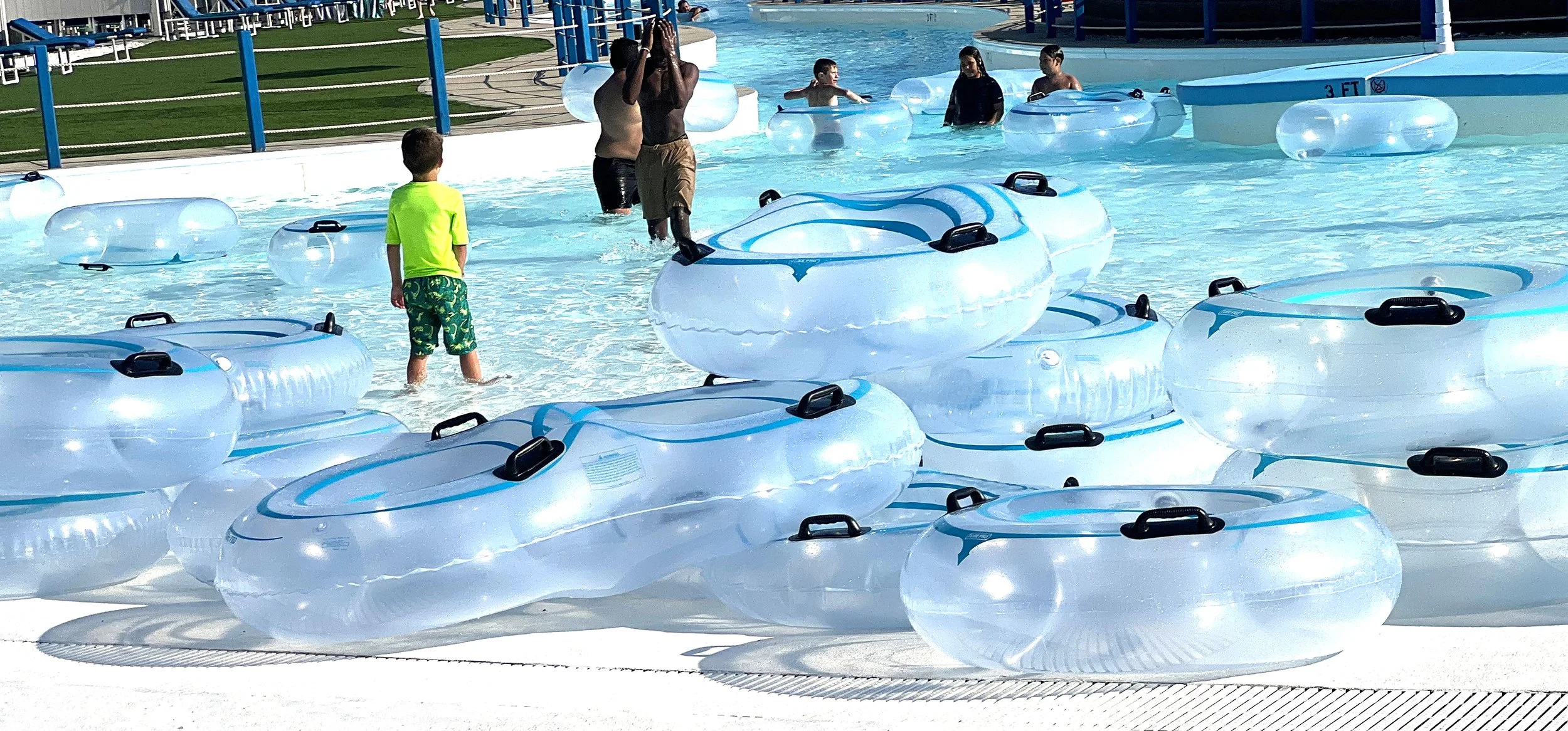 Roaming River | The Wicked Waves Floating Water Slide in MA