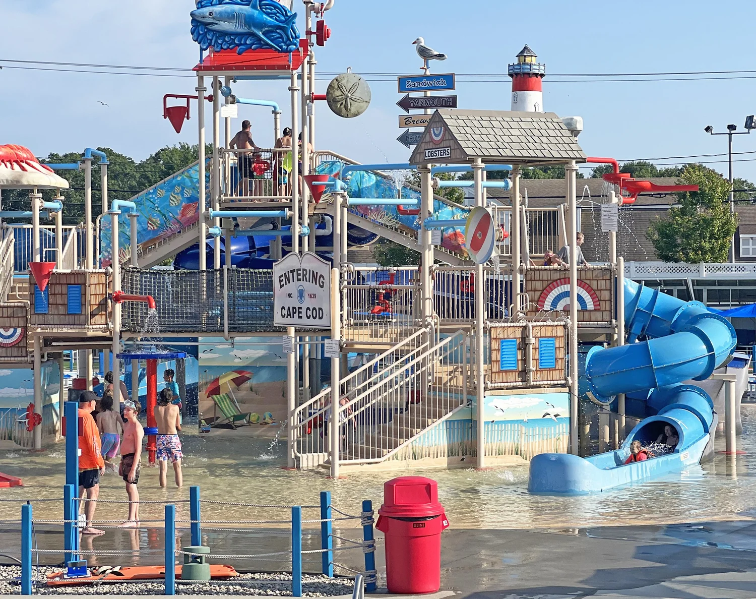 Splash Island | The Splash Pad at the Water Park on Cape Cod