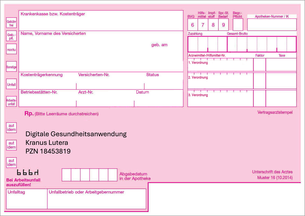 Kranus Lutera - Die Therapie für Ihre Patienten mit LUTS — Kranus Health