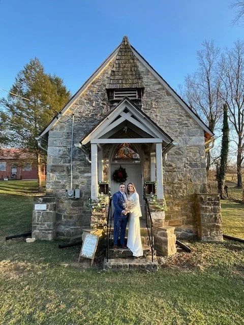 Chapel Hosts a December Wedding — Halltown Memorial Chapel Association