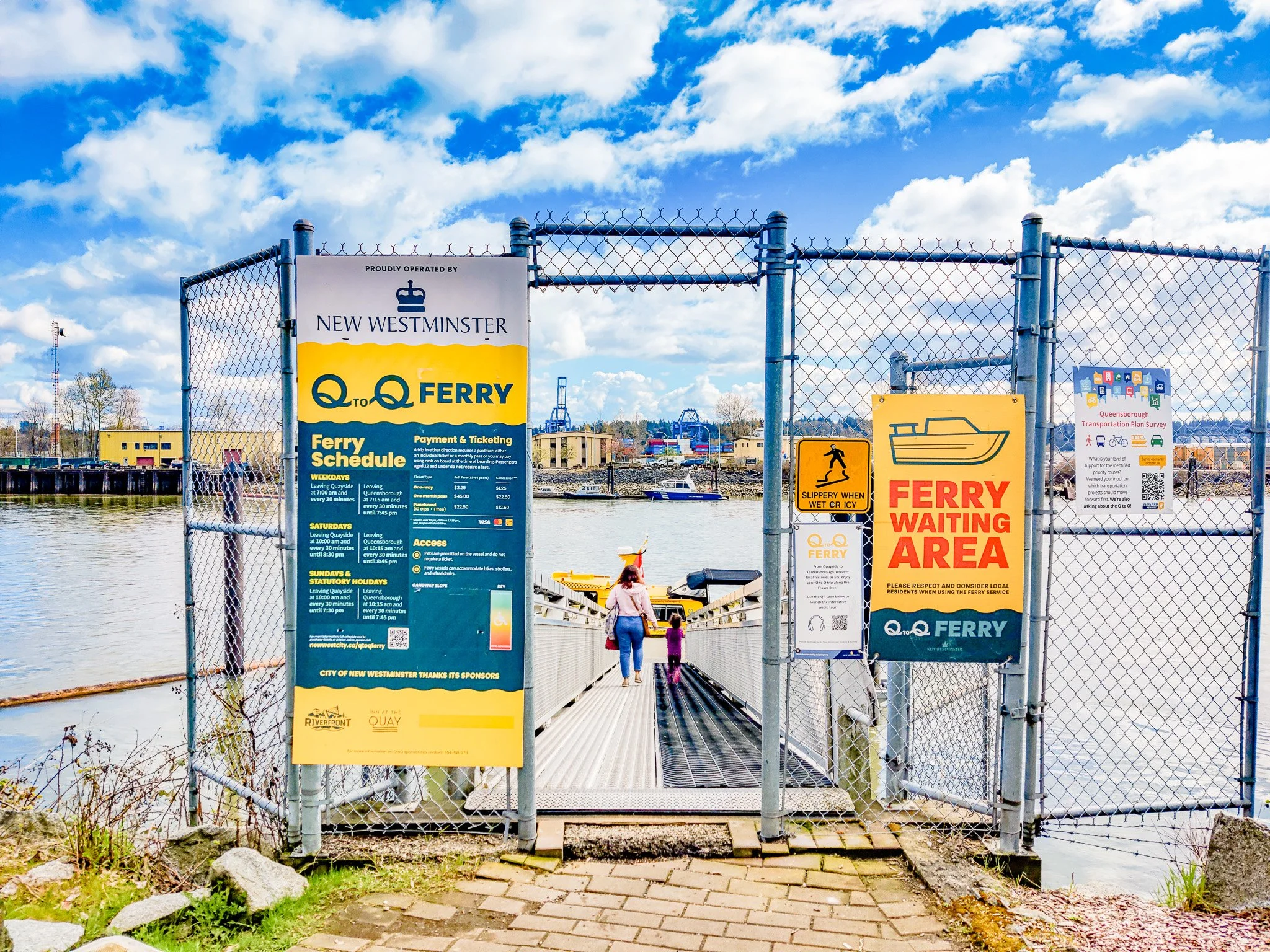 Q2Q Ferry — Not Bad, New West.