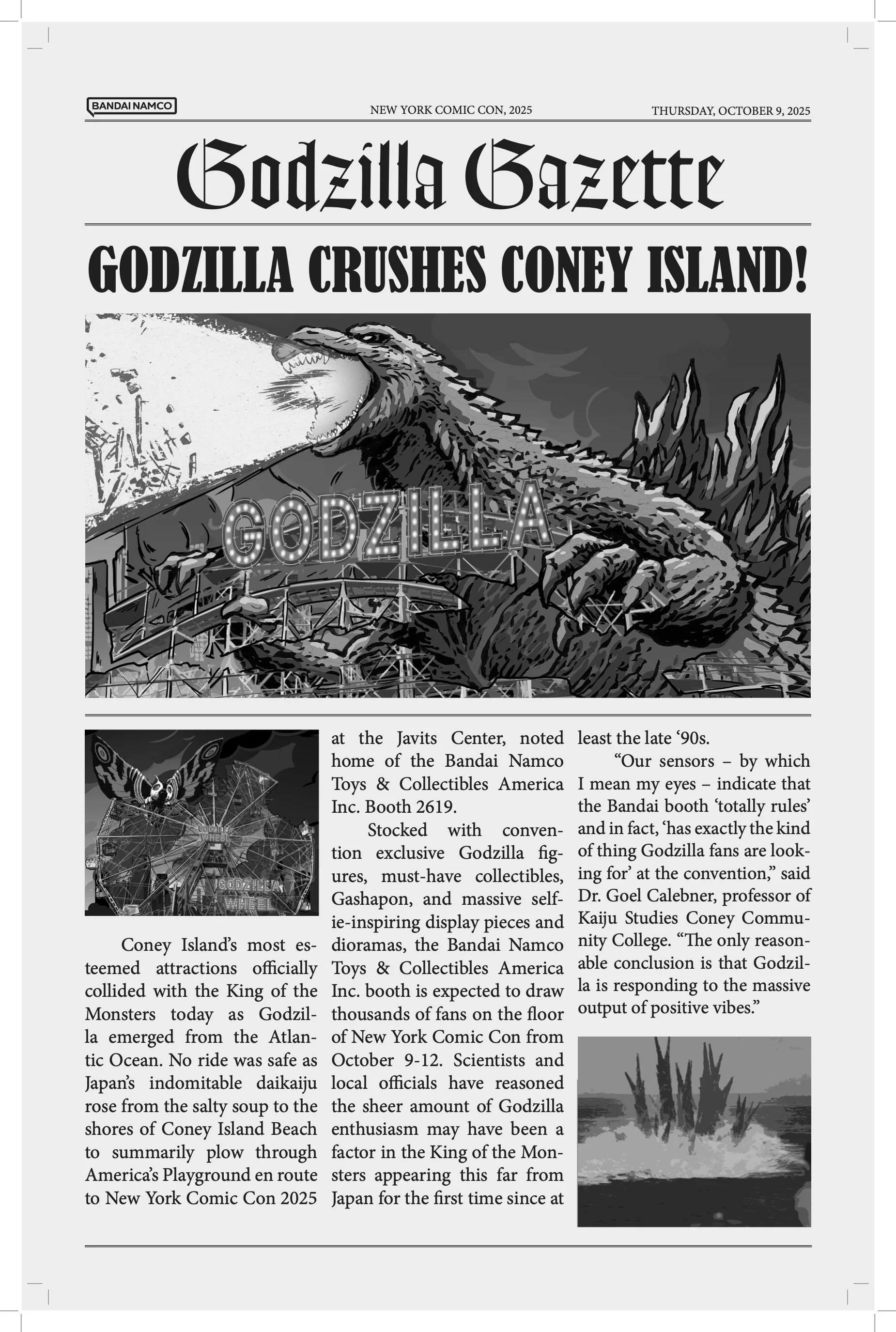 Bandai Namco Toys & Collectibles America Inc. Caleb Goellner Godzilla ...