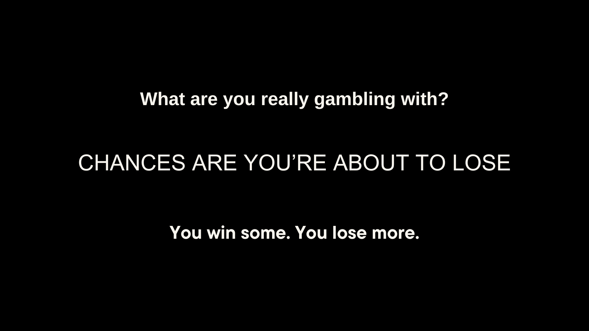 National consumer protection framework for online wagering - consistent ...