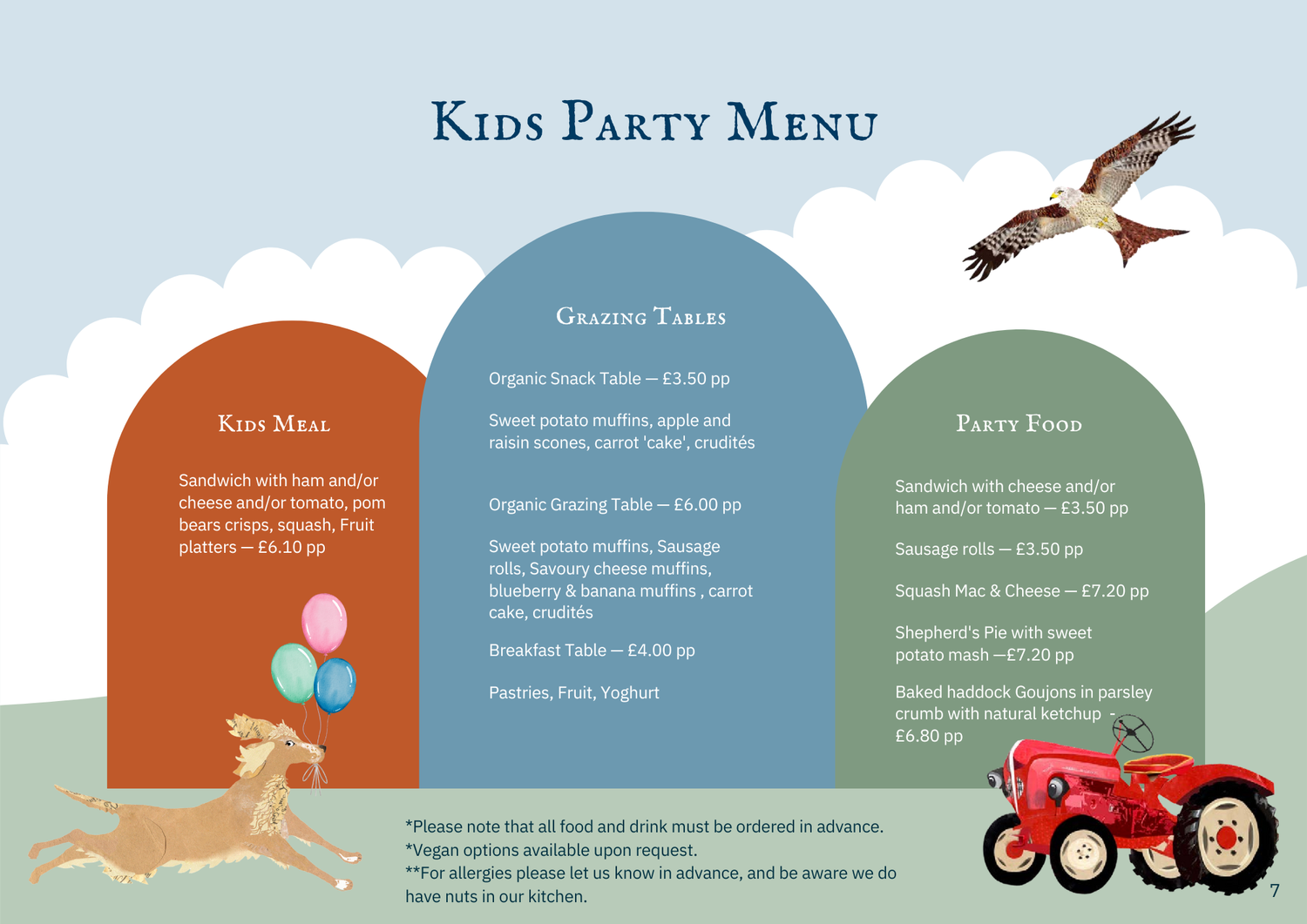 Party Brochure — Clara's Corner | Where little dreams play