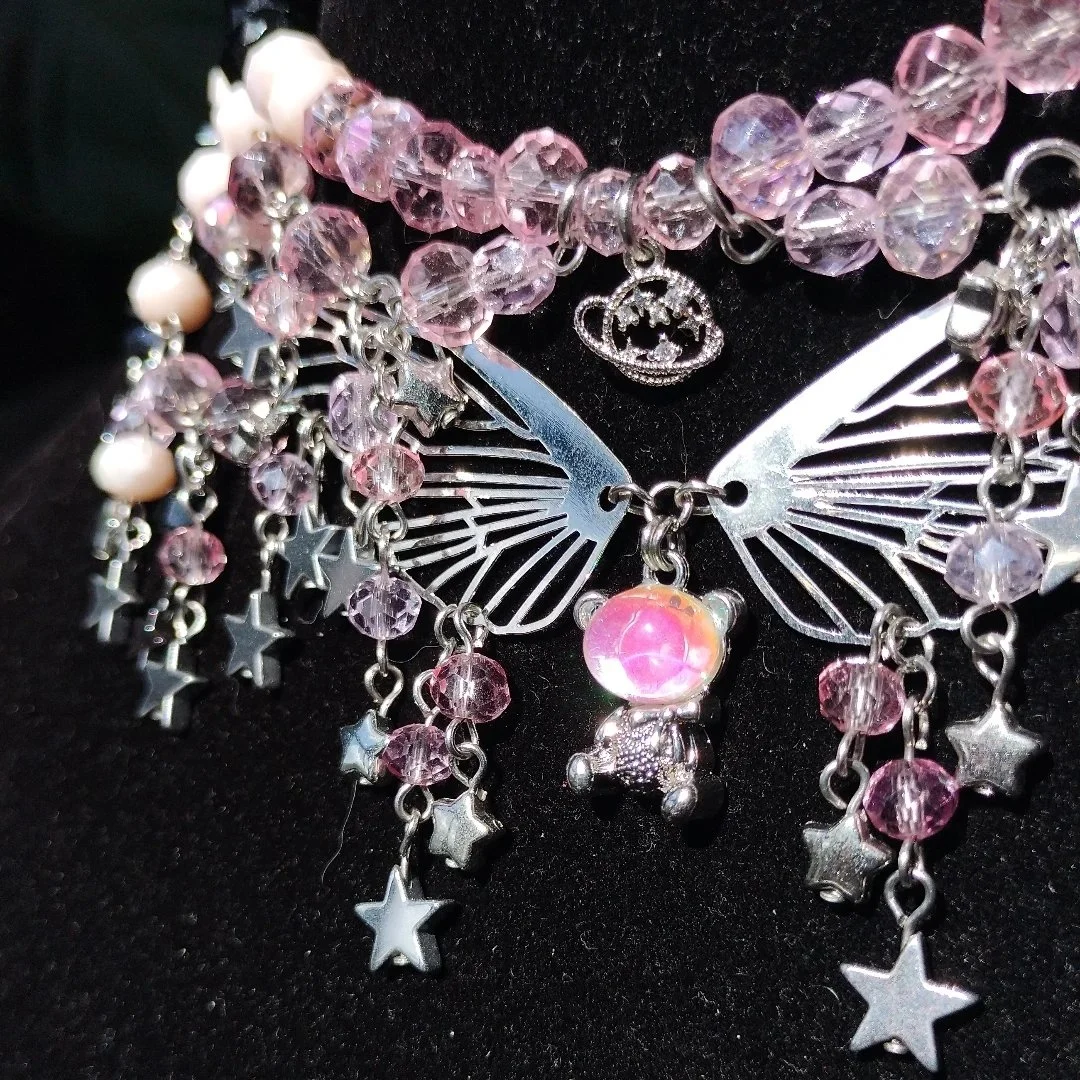 Purple Celestial Seraphim Necklace — Moss Pixie