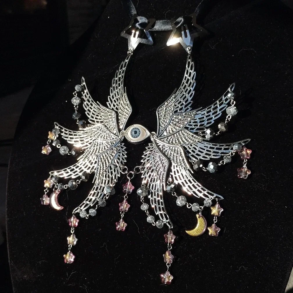Purple Celestial Seraphim Necklace — Moss Pixie