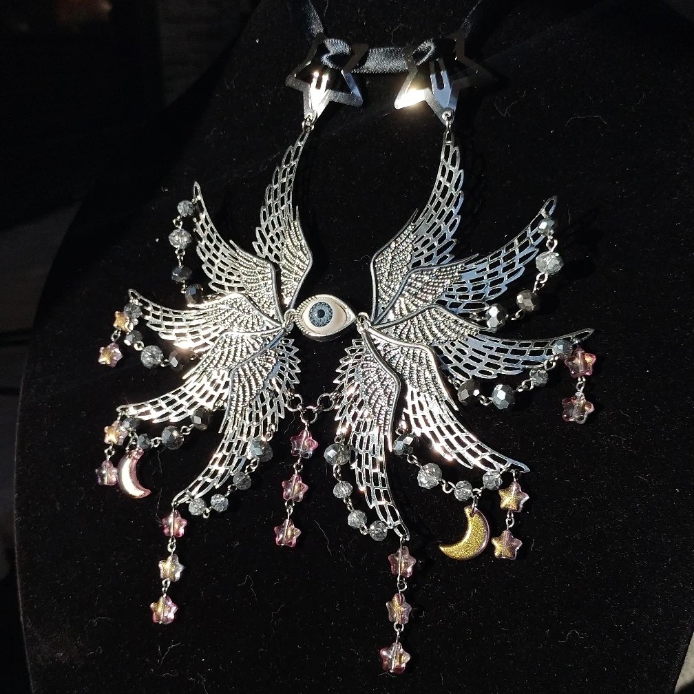 Purple Celestial Seraphim Necklace — Moss Pixie