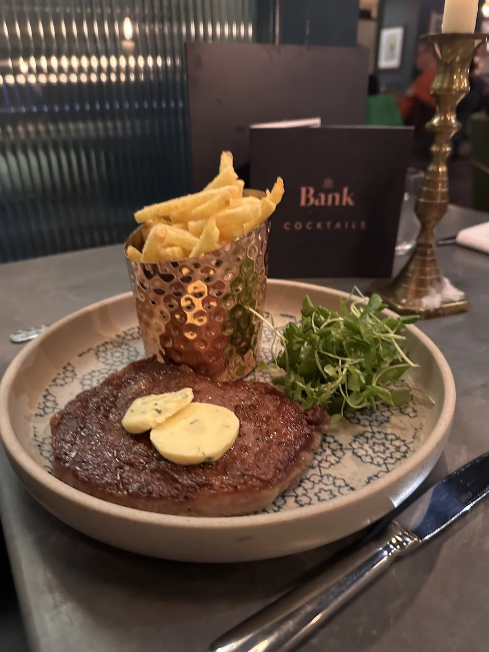 MENUS — Bank By Nicholas James