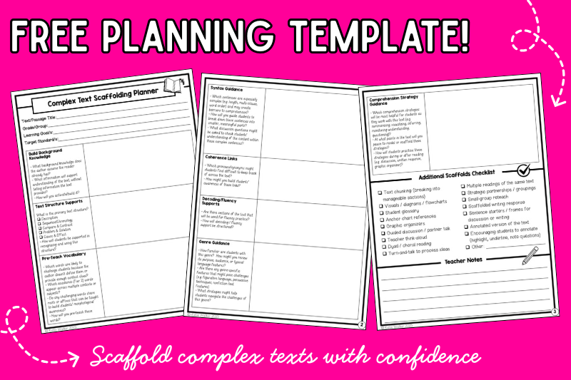 6 Ways to Scaffold Complex Texts — Katie Walker Teaching Resources