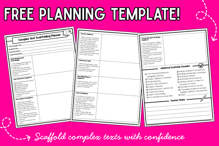 6 Ways to Scaffold Complex Texts — Katie Walker Teaching Resources