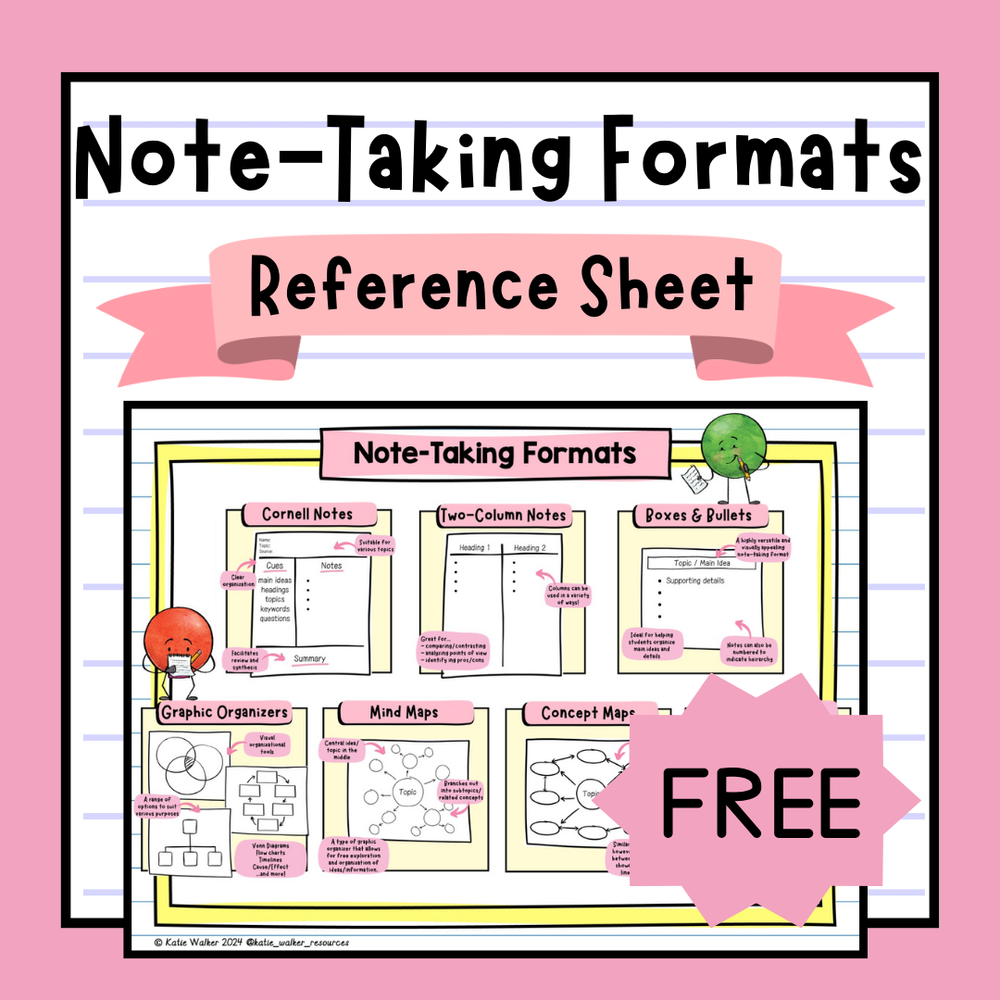 FREE RESOURCES — Katie Walker Teaching Resources
