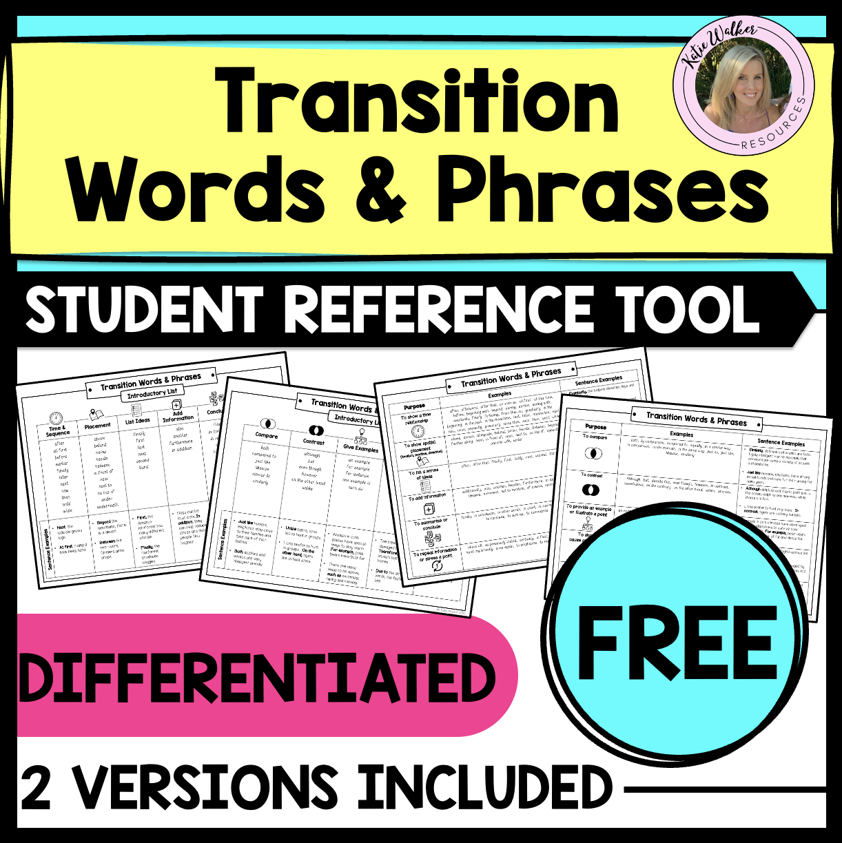 FREE RESOURCES — Katie Walker Teaching Resources