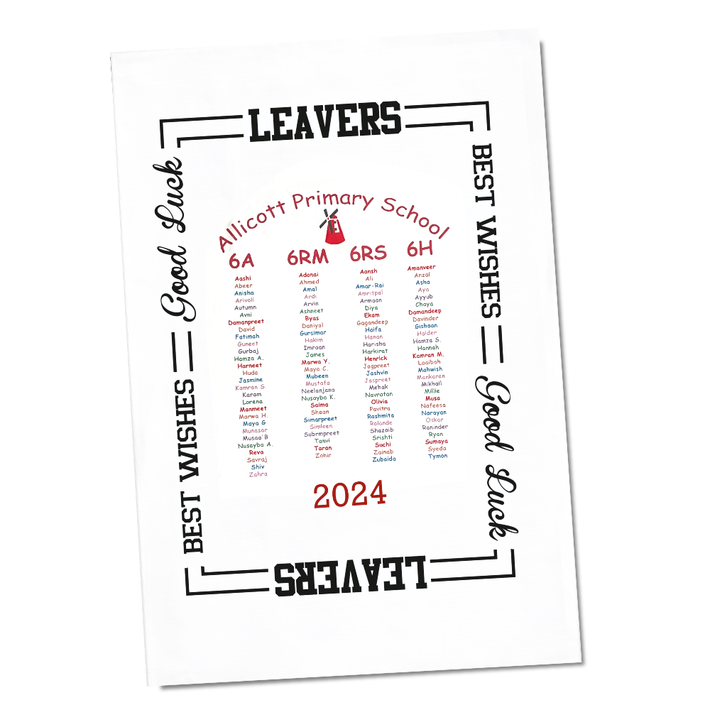 Leavers personalised, school logo products — School Leavers Gifts UK