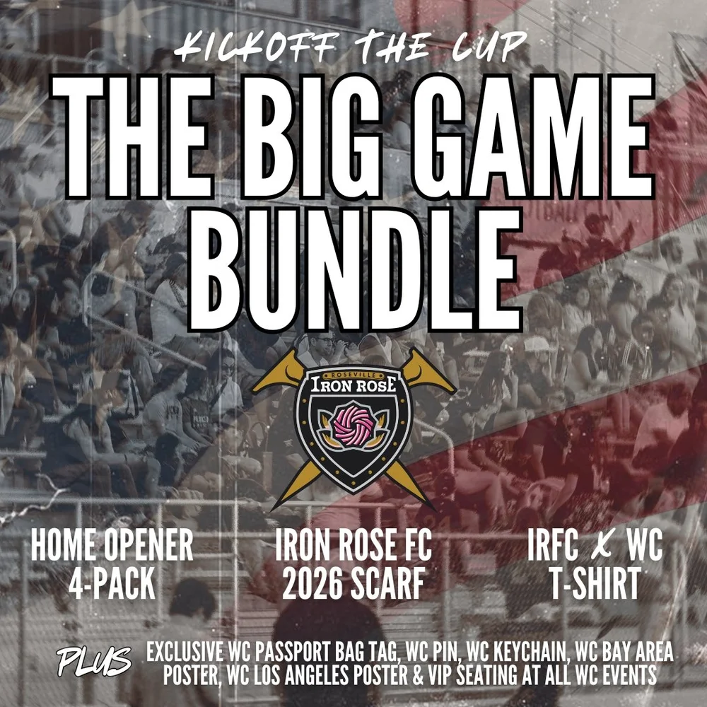 2026 SEASON TICKETS — Roseville Iron Rose FC