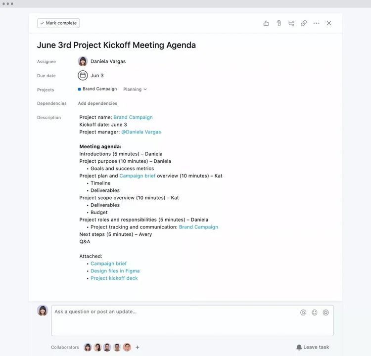 How to Run Efficient Meetings with Asana | Cirface