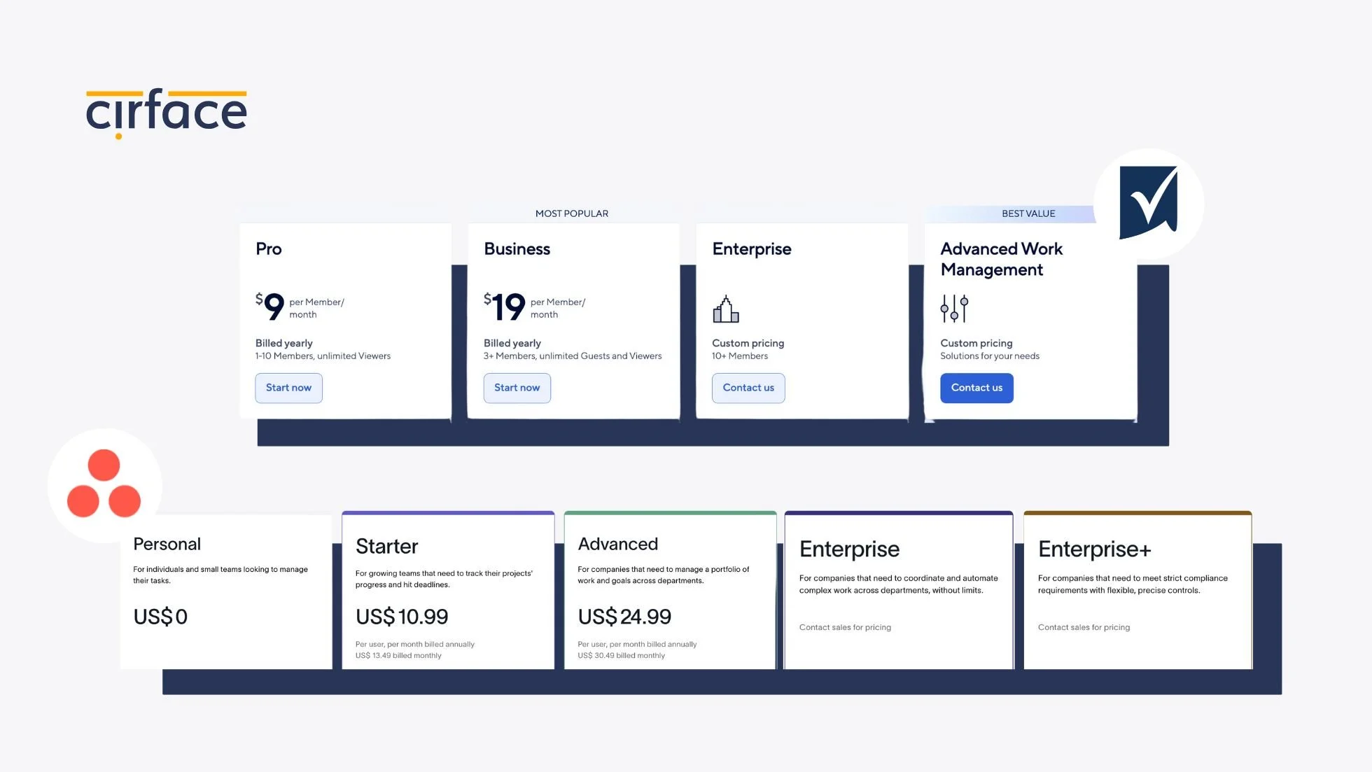 Asana vs. Smartsheet: Features, Pricing, and Which One to Pick | Cirface