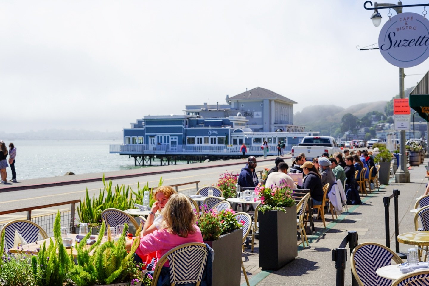 French Cafe & Bistro on the Sausalito Waterfront