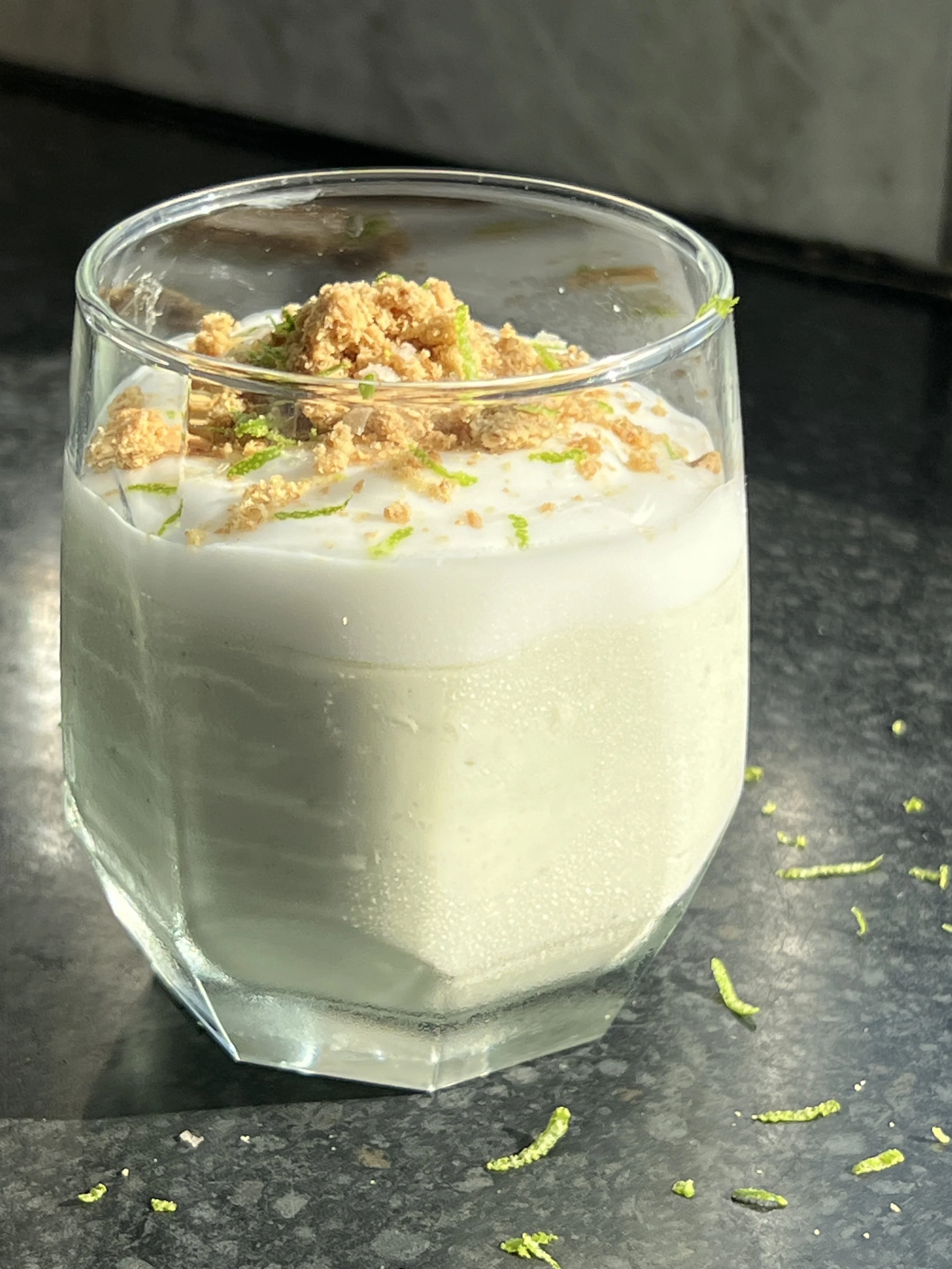 High Protein Key Lime Pudding Pot — LINA JABBARI
