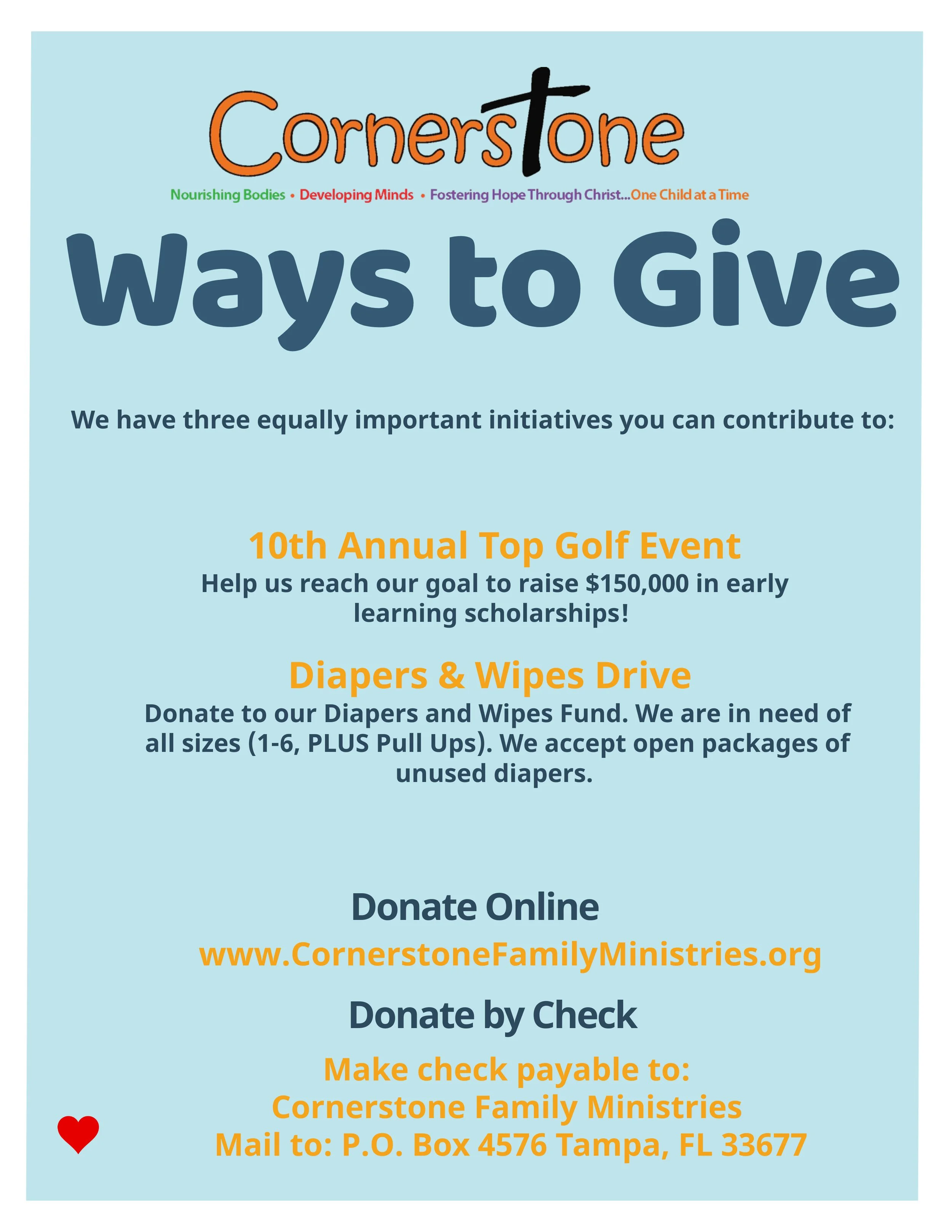 General 1 — CORNERSTONE