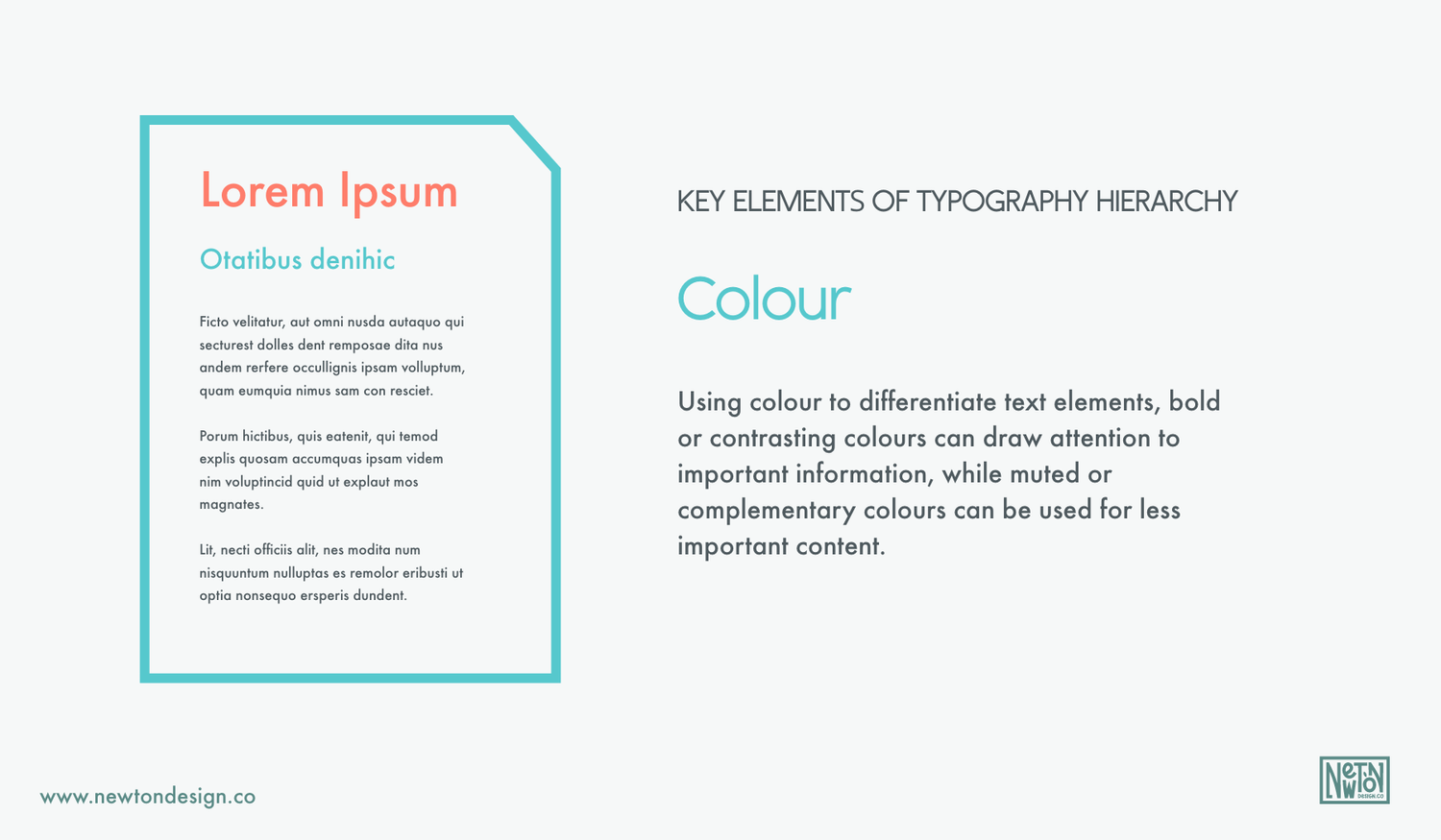Newton Design.co — Typographic Hierarchy in Graphic Design - the secret ...