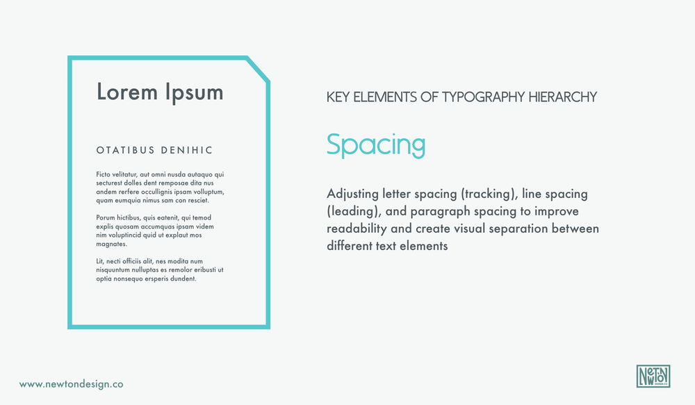 Newton Design.co — Typographic Hierarchy in Graphic Design - the secret ...
