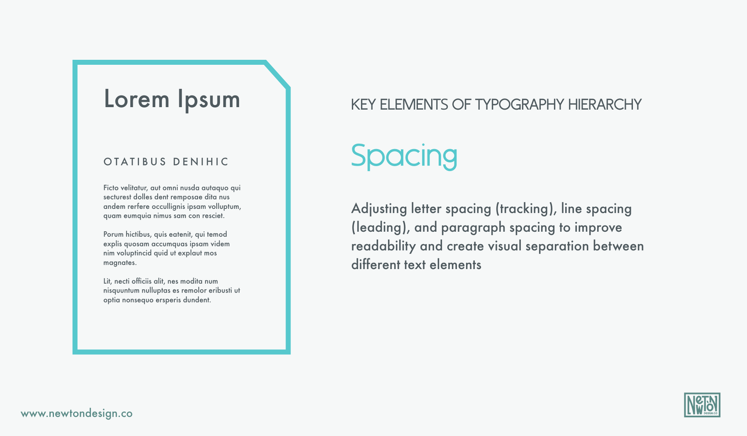 Newton Design.co — Typographic Hierarchy in Graphic Design - the secret ...