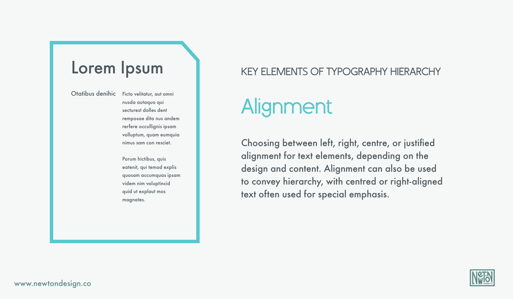 Newton Design.co — Typographic Hierarchy in Graphic Design - the secret ...
