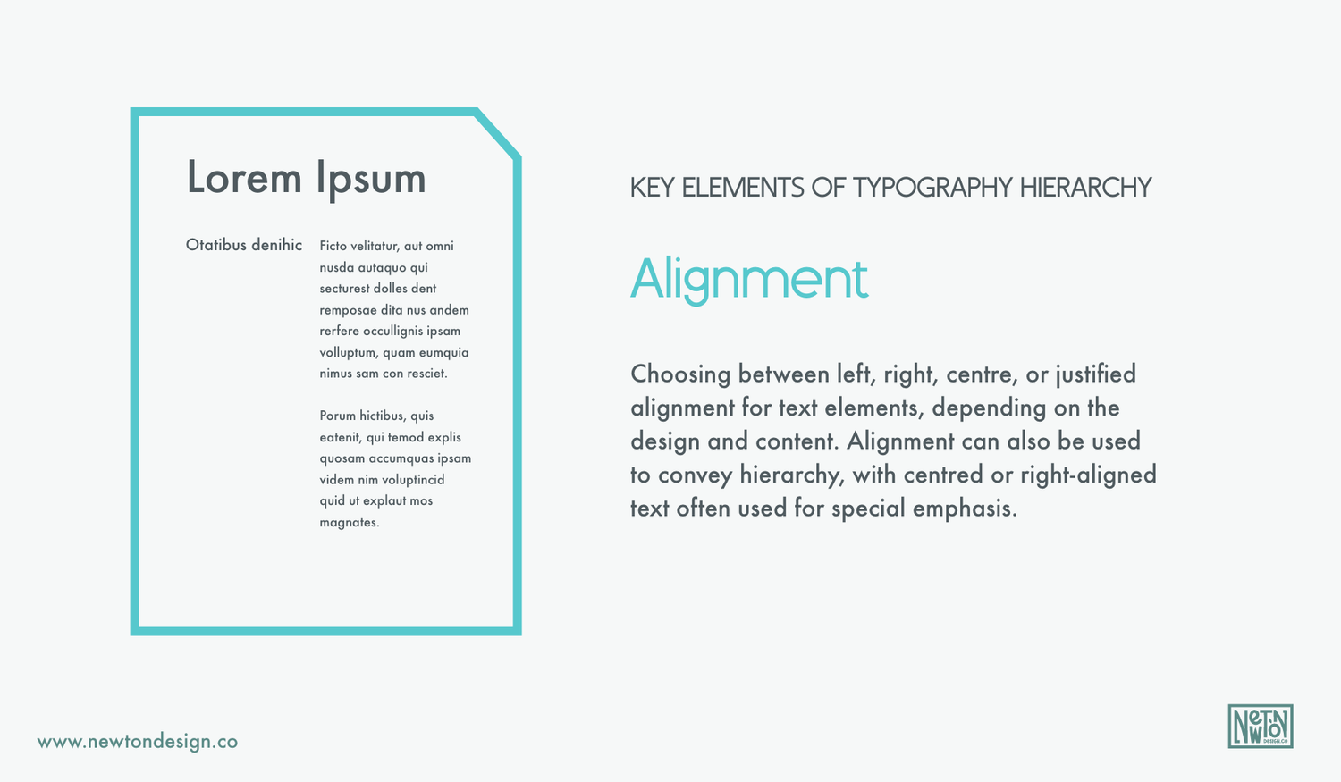 Newton Design.co — Typographic Hierarchy in Graphic Design - the secret ...