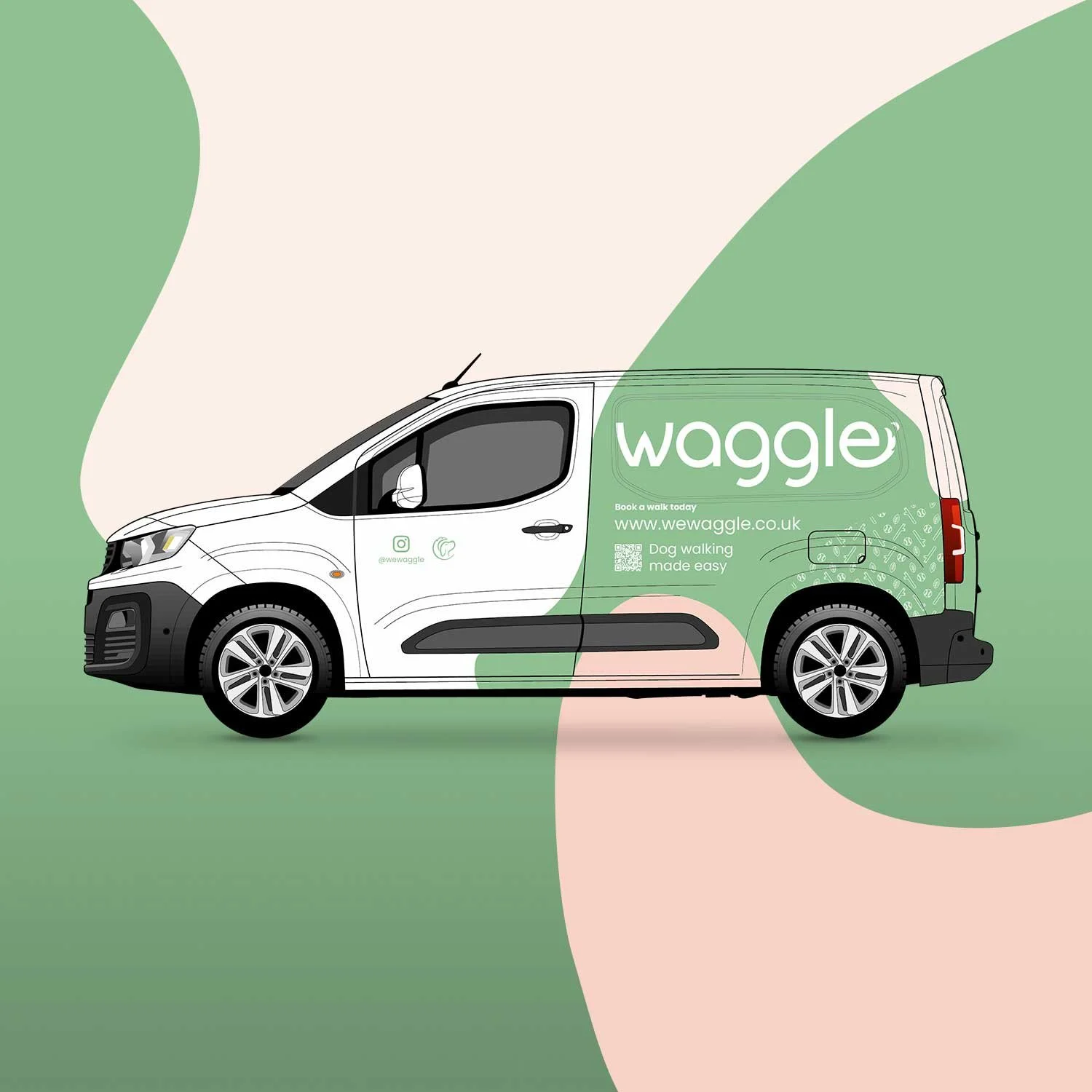 Newton Design.co — Waggle Brand & Design Assets | Newton Design