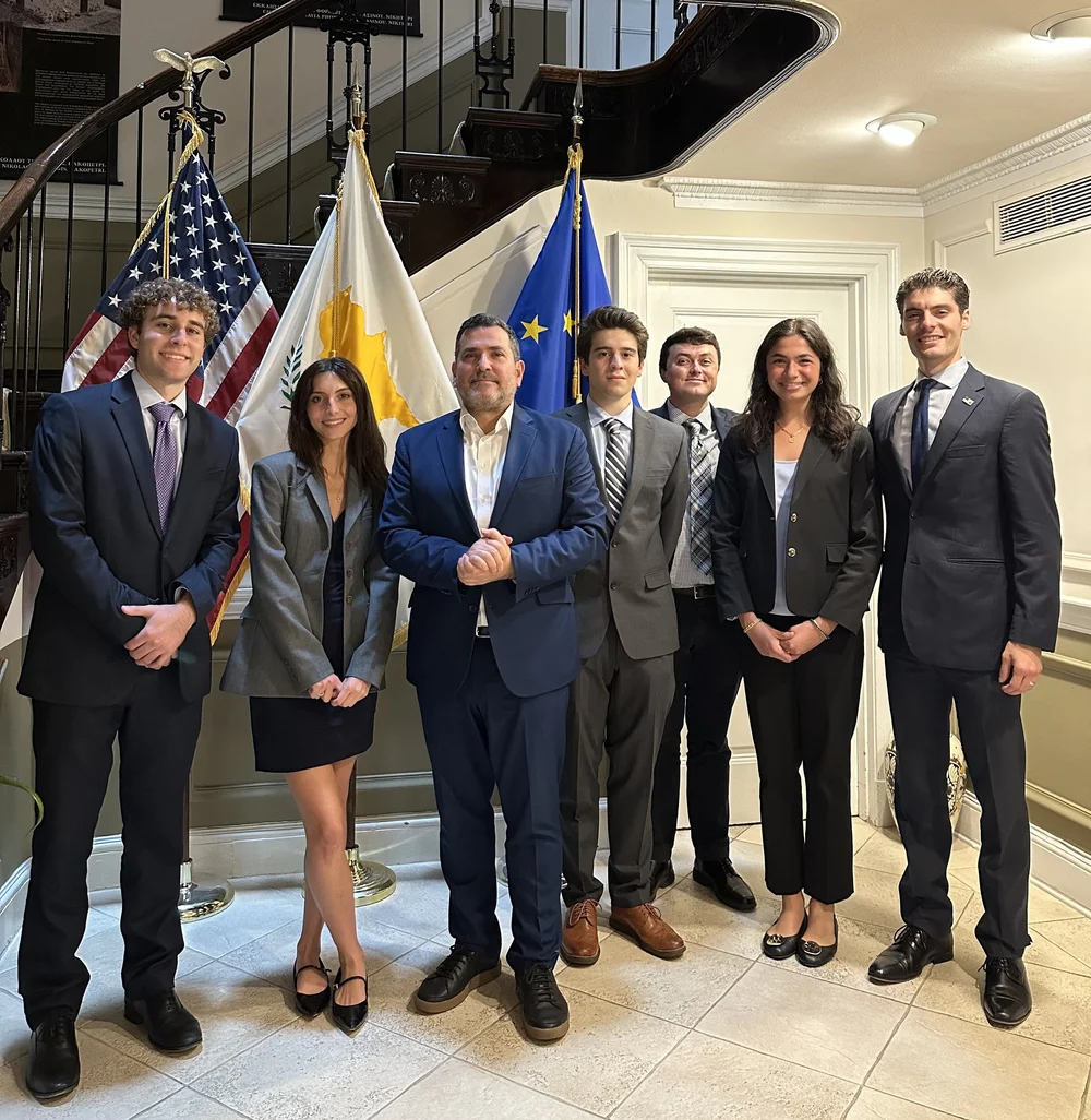 AHI Summer Intern Class Visits Cypriot Embassy, Joined by Ambassador ...