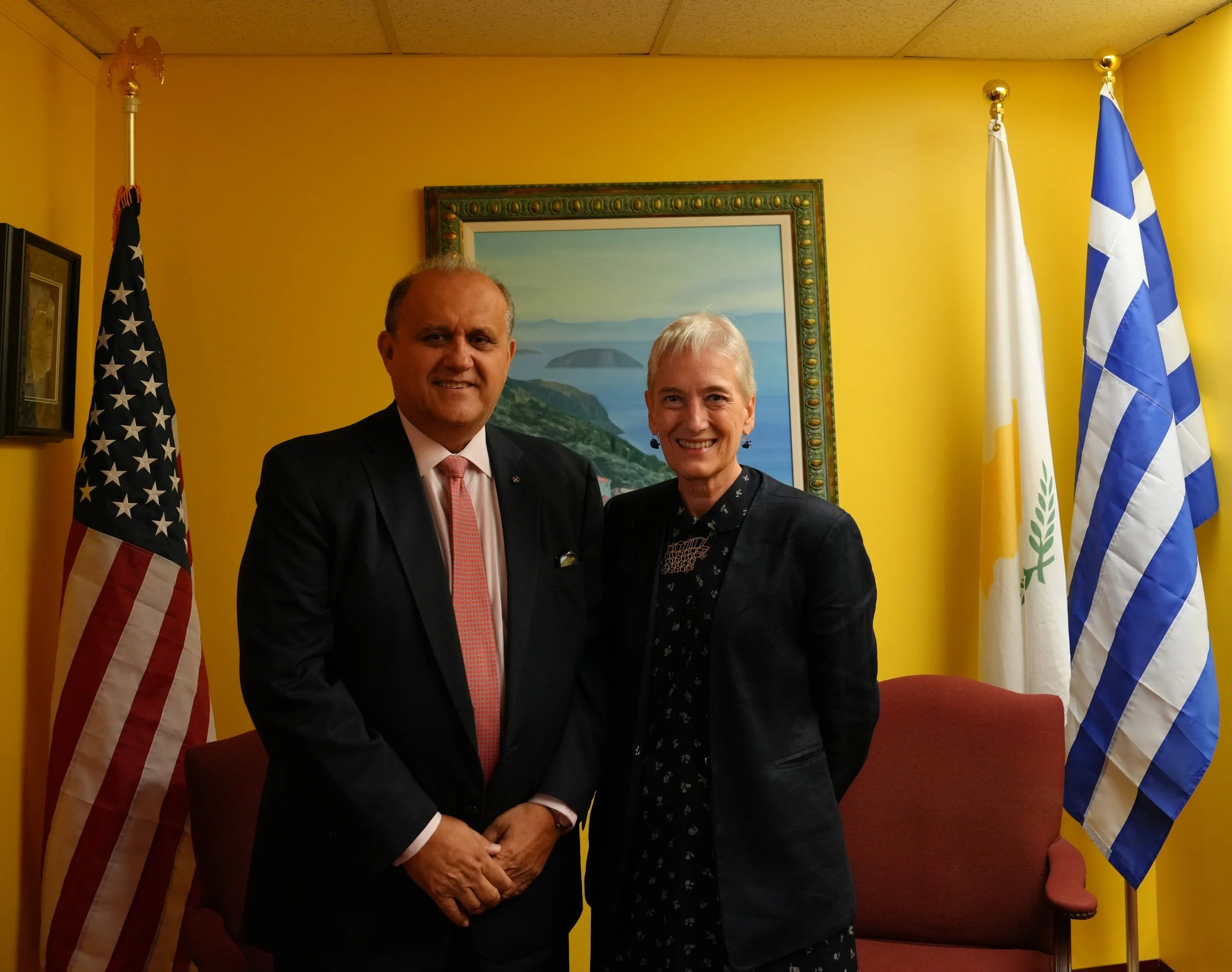 Greek Ambassador to the U.S. Hosted at American Hellenic Institute ...