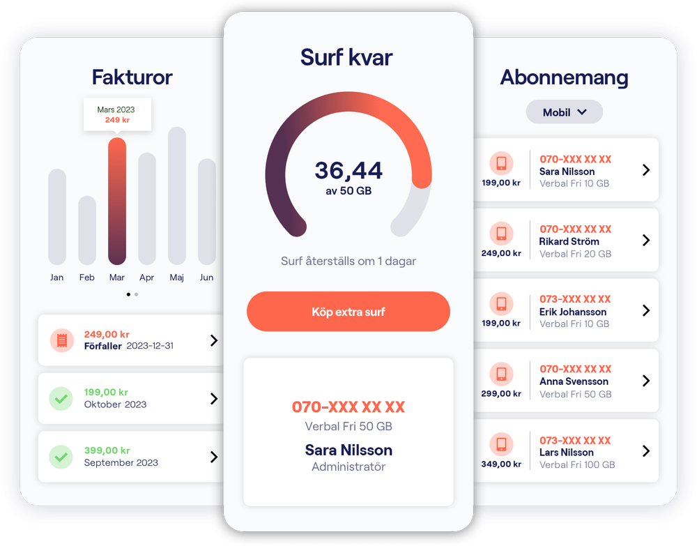 Verbal mobilapp – Allt samlat på ett ställe. — Verbal