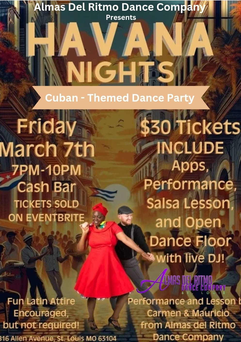 Almas Del Ritmo presents Havana Nights — St. Louis Dance HQ