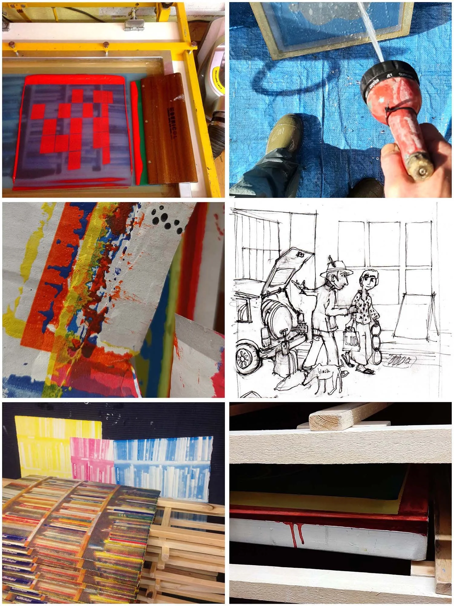 R T PENWILL - Screen Print Art