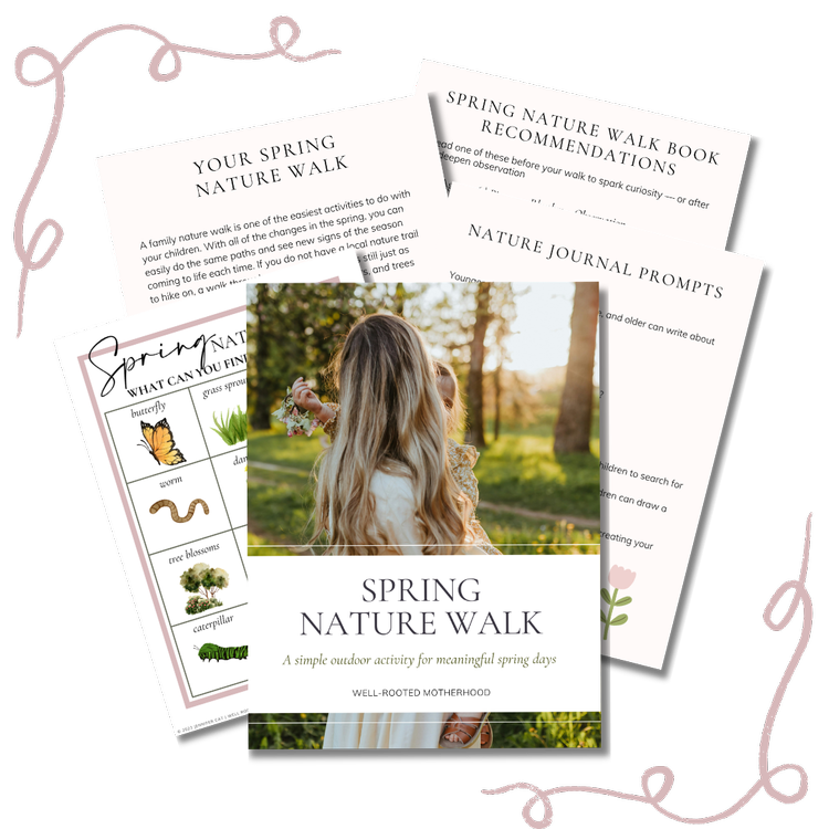 Spring Scavenger Hunt & Nature Walk Printable for Kids — Well-Rooted ...