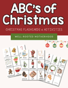 Free Christmas Vocabulary Packet | Alphabet Tracing & Flashcards — Well ...