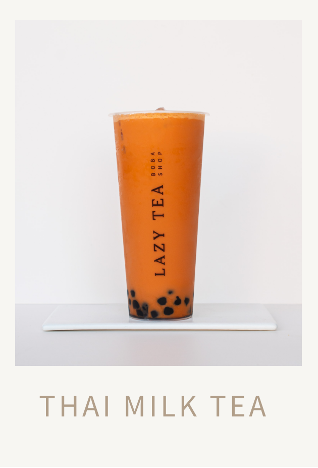Boba Menu — Lazy Tea Boba Shop