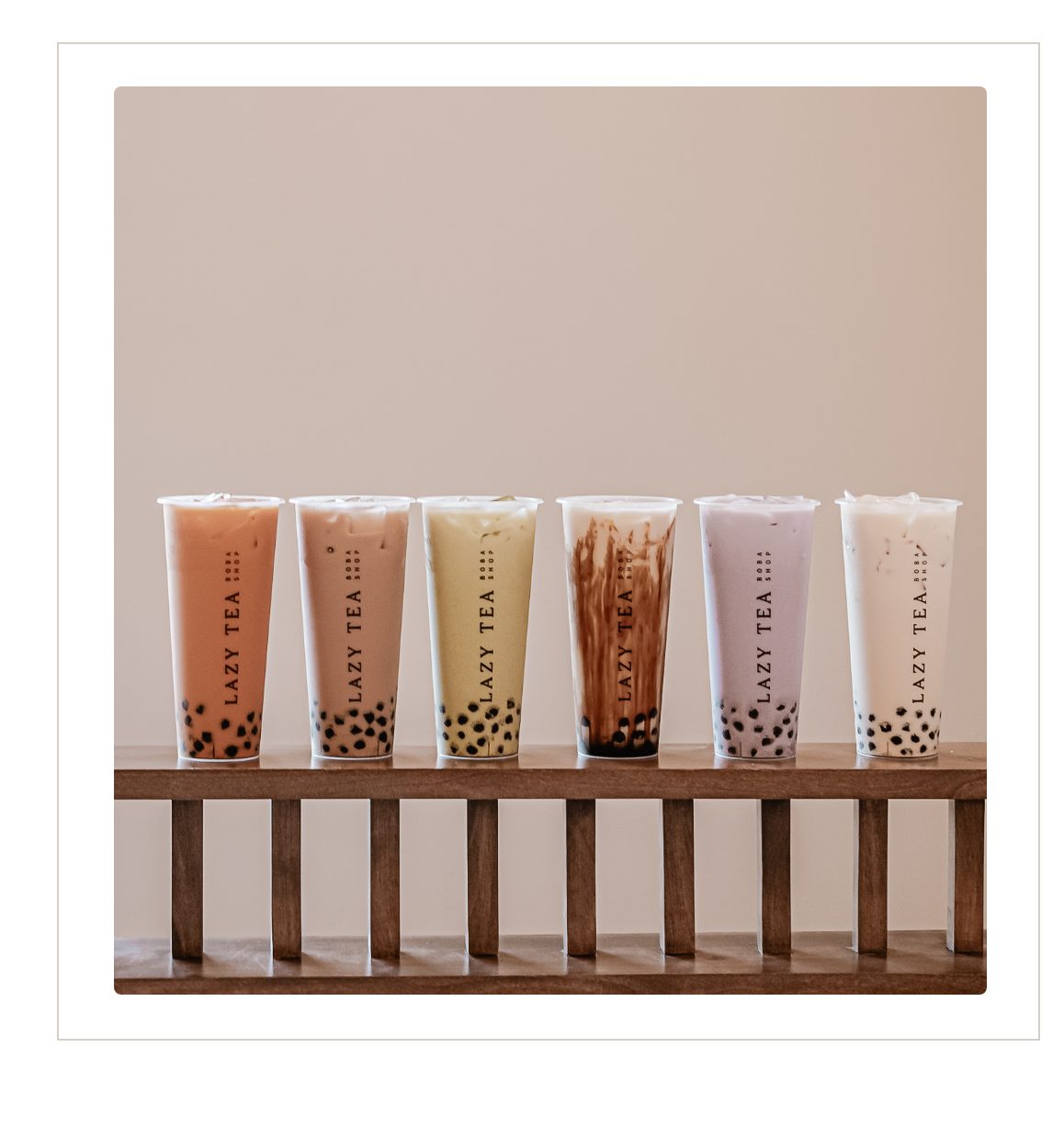 Boba Menu — Lazy Tea Boba Shop