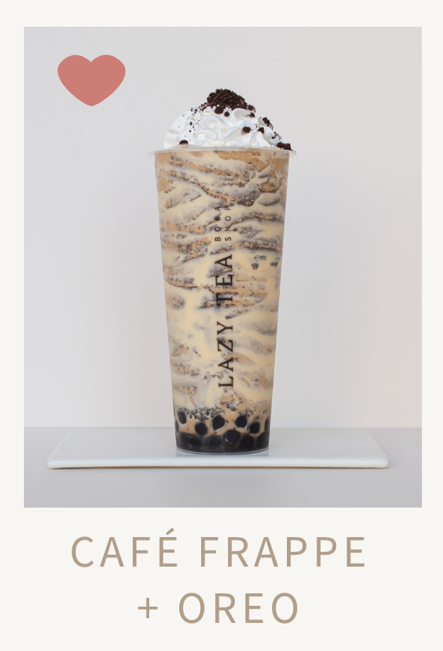 Boba Menu — Lazy Tea Boba Shop