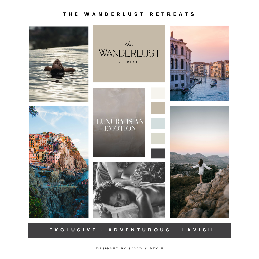 The Wanderlust Retreats — Savvy & Style | Brand & Web Designer for ...