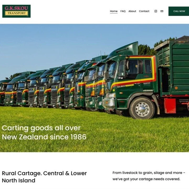 G.K.Skou Transport - Rural cartage, Central & Lower North Island NZ