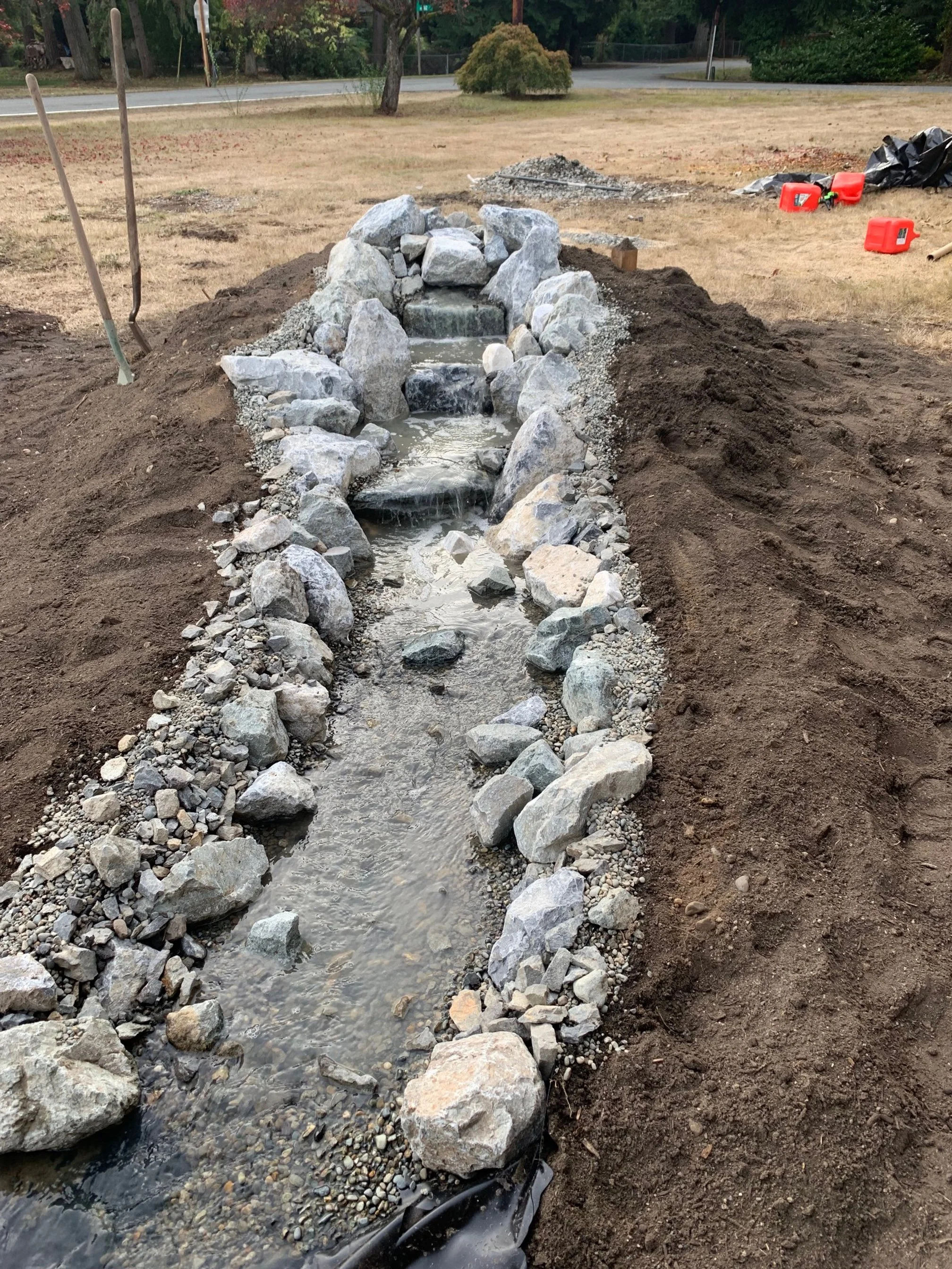 Pondless Waterfall & Stream — Cascade Water Gardens